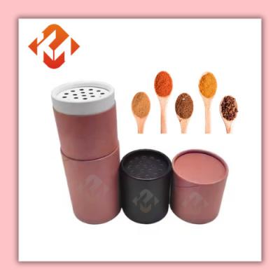 China Custom Food Grade Paper Tube Packaging 46-225mm Diameter with Aluminum Foil Lining and Biodegradable Materials for sale