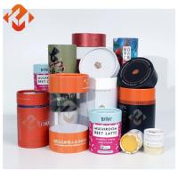 China Custom Cylindrical Paper Tube Packaging Box with Window - 46mm to 225mm Diameter, 3000pcs MOQ, Eco-Friendly for sale