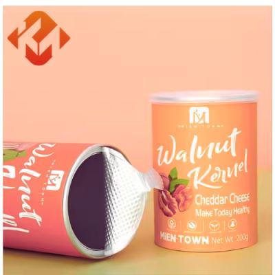 China Custom Paper Tube Box 0.5kg Weight for Food Storage & Snack Packaging with 3000 Pcs MOQ for sale