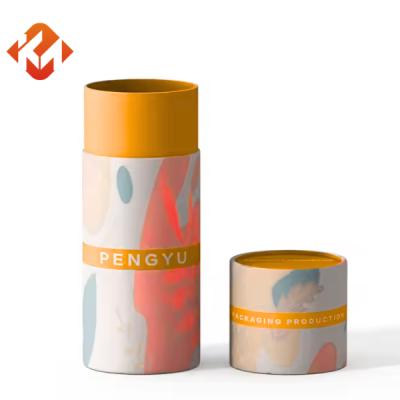 China Custom Round Paper Tube Packaging Box 20x10x5cm for Perfume & Cosmetics with Eco-Friendly Materials for sale