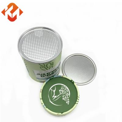China Customizable Protein Paper Can Packaging for sale