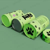 China Custom Food Grade Cylindrical Cardboard Protein Powder Packaging Tube with Peel Seal Cap for sale