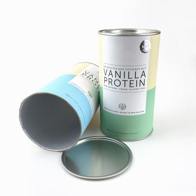 China Wholesale factory price custom packaging protein kraft paper jar packaging for sale