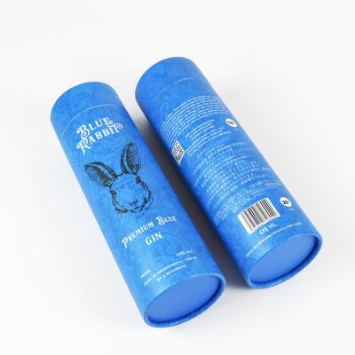 China Private Label Matte Tea Round Box Paper Tube Cylinder Packaging Tube Wine Gift Box Custom for sale