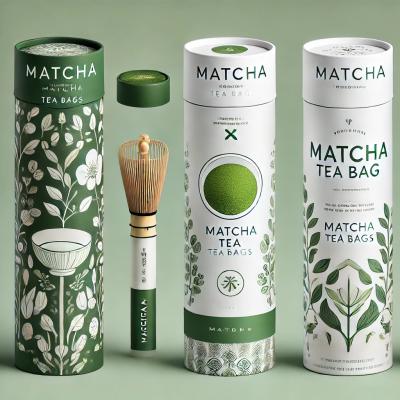 China Custom Printed Tea Set Gift Box Food Packaging Cardboard Round Cylindrical Coffee Packaging Afternoon Tea Paper Tube for sale