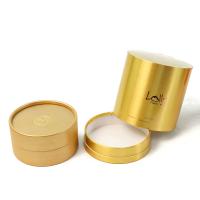 China Customized private luxury skin care product packaging cylindrical paper tube gift box color can be customized for sale
