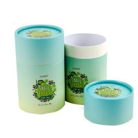 China Custom recycled tube printing round tea tube cylindrical packaging cardboard tube paper box for sale