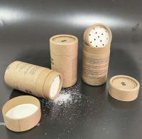 China Environmentally friendly custom powder shake paper tube with dice and custom logo for sale