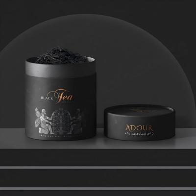 China Luxury custom printed eco-friendly food grade easy open paper jars for food and tea packaging paper tubes for sale