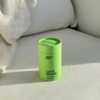 China Custom Sustainable Eco-Friendly Round Cylinder Box Green Tea Round Packaging Paper Tubeeodorant for sale