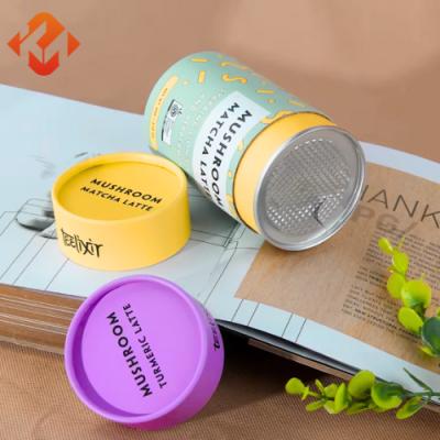 China Coffee/Tea Gift/Super Powder/Packaging Tube Food Grade Paper Cylinder Packaging Box for sale