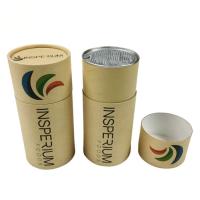 China Customized Kraft Paper Steel Coil Paper Tube Cylinder Bottom Packaging Aluminum Foil Rewinding Cans for sale