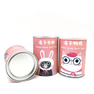 China Pet supplies paper tube packaging for cat food and dog food storage and portability for sale