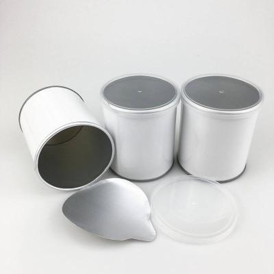 China Customized paper can packaging food grade potato chips/biscuits paper can aluminum foil packaging for sale