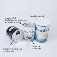China Custom printed eco-friendly paper tube spice packaging container jar for salt sugar packaging for sale