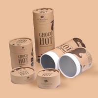 China Food-grade paper tube boxes, custom-made round packaging, tea paper tubes, environmentally friendly packaging. for sale