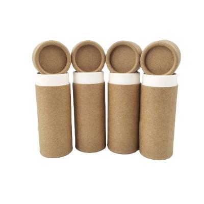China Push-type lip balm, lipstick, deodorant, kraft paper tube biodegradable packaging, cardboard. for sale