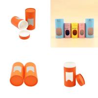 China Eco-friendly custom round paper tube packaging box with a window, suitable for socks, towels, etc. for sale