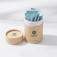 China Customizable eco-friendly food-grade protein powder supplement cardboard boxes with sealing caps. for sale