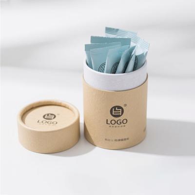 China Customizable eco-friendly food-grade protein powder supplement cardboard boxes with sealing caps. for sale