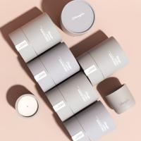 China Customizable and recyclable CMYK printed cardboard tubes, custom cylindrical wax packaging tubes. for sale
