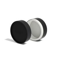 China Custom Black Color Cylinder UV Printed Gift Paper Tube Unique Wax Paper Perfume Candle Craft Packaging for sale