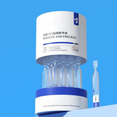 China Custom-designed luxury cylindrical paper tube packaging, suitable for facial serums, perfumes, and lotions. for sale