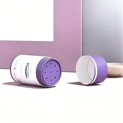 China Biodegradable powder containers, paper tubes, talcum powder, cardboard cylinders for sale