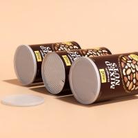 China Food-grade aluminum foil cylindrical paper tube composite can (for storing coffee nuts) for sale