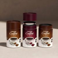 China Paper tea and coffee bean tins with easy-tear aluminum foil packaging tubes, suitable for food packaging. for sale