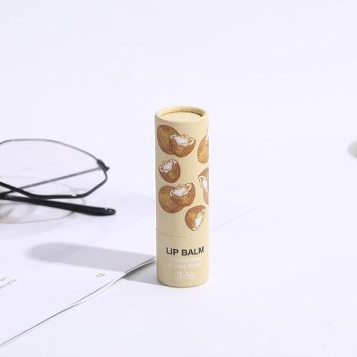 China Biodegradable customizable lip balm deodorant stick packaging push-pull paper tube for sale