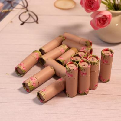 China Eco-friendly kraft paper deodorizer tubes, suitable for custom lipstick tubes and lip balm tubes. for sale