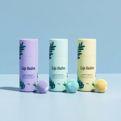 China Biodegradable lip balm, deodorant, lipstick packaging, rotating paper tube packaging, cylindrical for sale