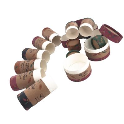 China Biodegradable cosmetic container push rod antiperspirant stick cylindrical paper tube for sale