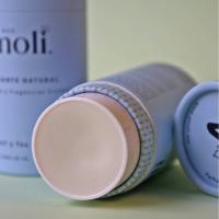 China Customized fragrance deodorizing solid container rotating paper tube box, press-type lip balm stick packaging for sale