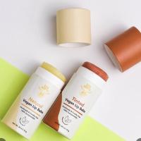 China Hollow kraft paper tube/cylindrical box, oval-shaped body lotion and antiperspirant packaging. for sale