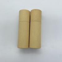 China Eco-friendly cosmetic packaging: biodegradable kraft paper lipstick tubes for sale