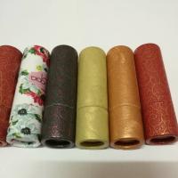 China Custom printed mini cardboard gift barrels, pre-rolled for sale