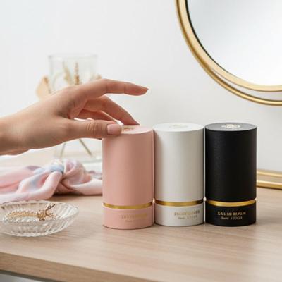 China Customized essential oil tube packaging boxes, paper tube perfume cylinder packaging for sale