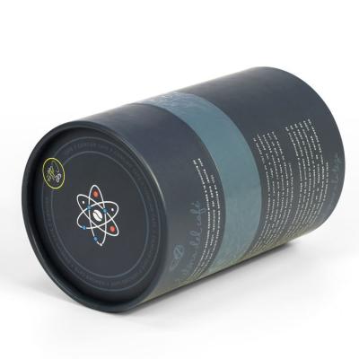 China Moisture-proof cylindrical box, suitable for tea, coffee, and food, with aluminum foil lining and easy-to-tear lid. for sale