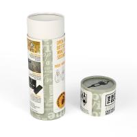 China Cylindrical cardboard cosmetic gift paper tube box packaging kraft paper round tube for sale