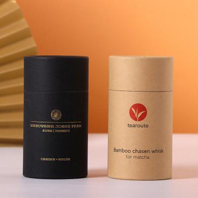 China Ecofriendly Customize Size Craft Packaging Tea Paper Tube Cardboard Paper Tube Packaging for Tea Recyclable Kraft Paper Tube for sale
