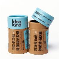 China Custom-sized eco-friendly portable kraft paper tubes/cans for cleaning for sale