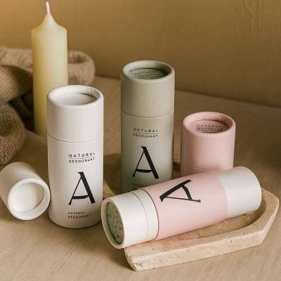 China Customized eco-friendly kraft paper tubes, suitable for cosmetics, small lip balms, and skincare products. for sale