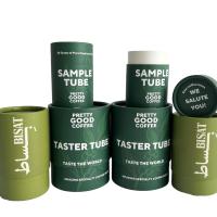 China High-end tea, coffee bean, and candy cylindrical paper can packaging; environmentally friendly and biodegradable kraft paper tubes. for sale