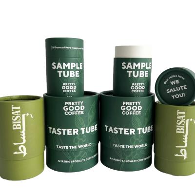 China High-end tea, coffee bean, and candy cylindrical paper can packaging; environmentally friendly and biodegradable kraft paper tubes. for sale
