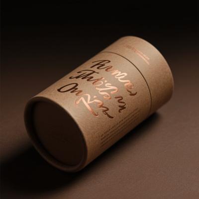 China Customized eco-friendly cylindrical candle paper tube and round perfume packaging tube are accepted. for sale