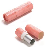 China Custom  Mini Packaging Cardboard Lip Balm Tray Lipgloss 14g 15g 10ml Kraft Twist Paper Tube for Lip Oil Balm for sale
