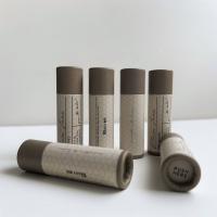 China Biodegradable custom cardboard packaging for lipsticks and lip balms in rotating paper tubes for sale