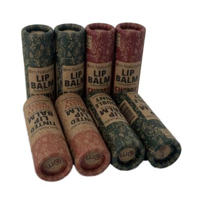 China Custom-designed paper tubes suitable for packaging lip balm, cosmetics, and deodorants. for sale
